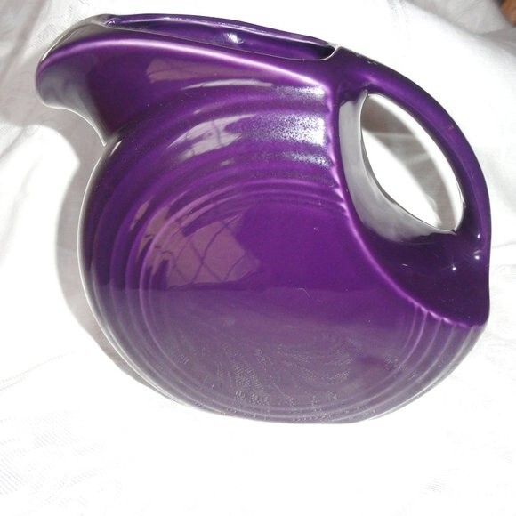 Dining | Rare Fiesta Homer Laughlin Lilac Plum Pitcher 2 Liter | Poshmark